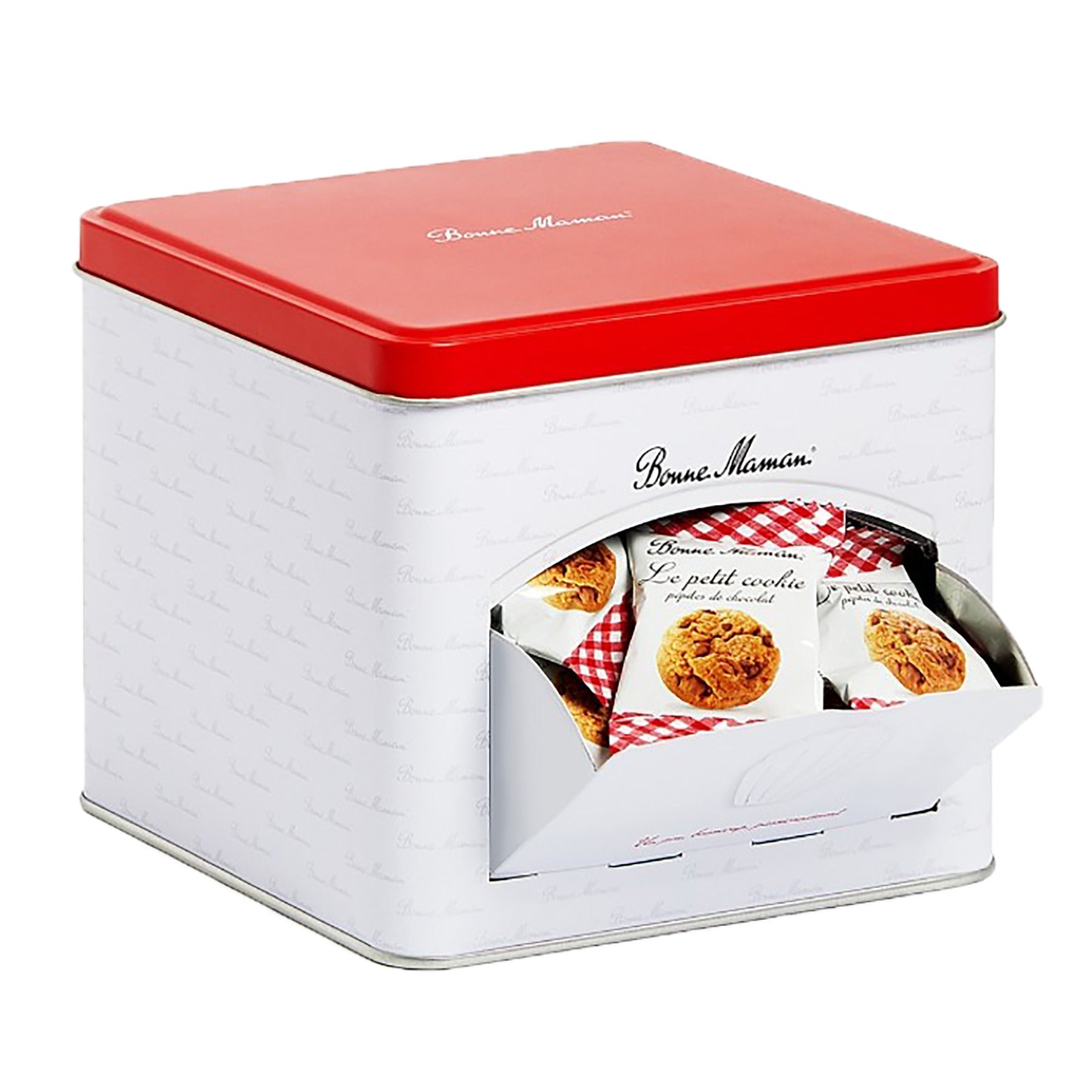 Boite métal de 60 Petits Cookies aux pépites de chocolat Bonne Maman